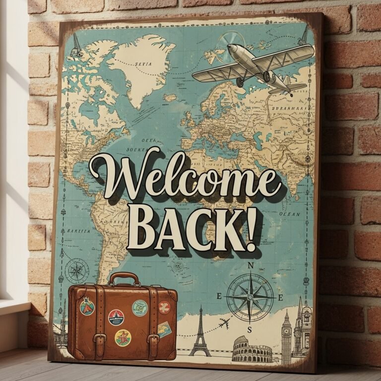 12 Creative Welcome Home Signs & DIY Poster Ideas