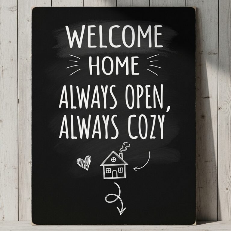 12 Creative Welcome Home Signs & DIY Poster Ideas